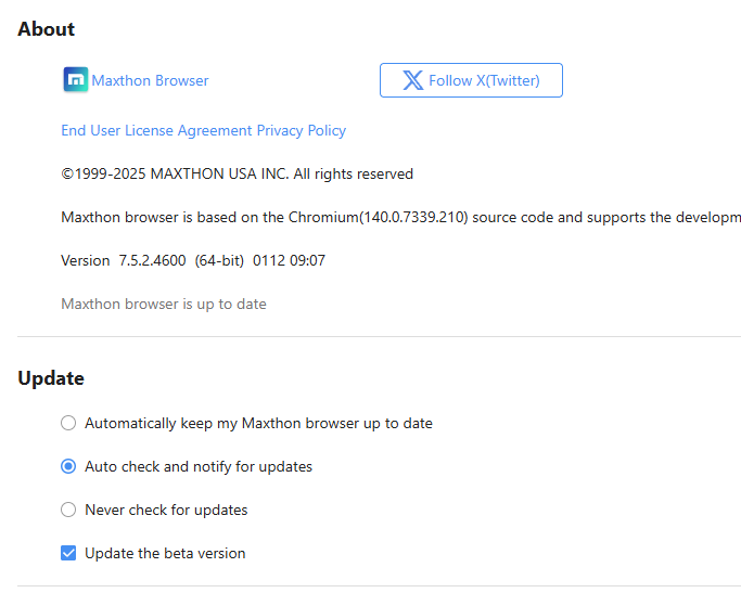 Maxthon PC 7.5.2.5400 - Maxthon Community